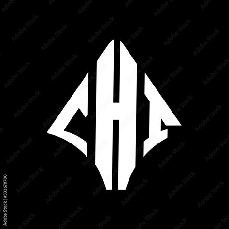 Chi Letter Logo Design Chi Modern Letter Logo With Black And White Background Chi Creative