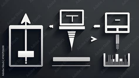 Computer Mouse Click Cursor Gray Arrow Icons Set And Loading Icons