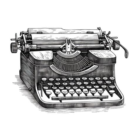 Premium Photo Writer Vintage Typewriter Ai Generated