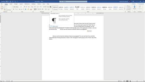 How To Display Non Printing Characters In Word WPS Office Academy