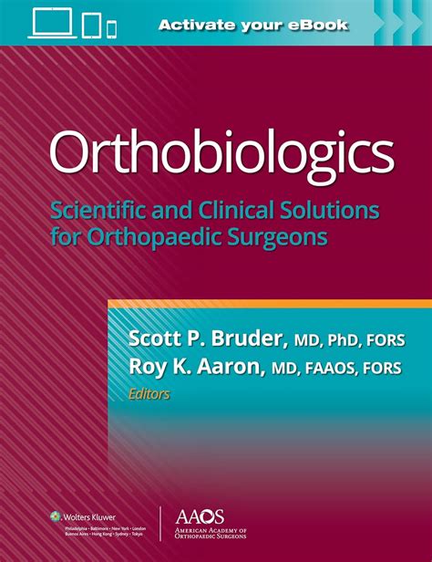 Orthobiologics Scientific And Clinical Solutions For Orthopaedic