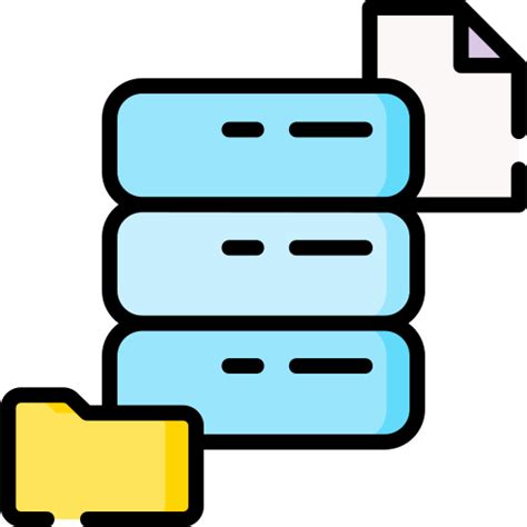 database special lineal color icon