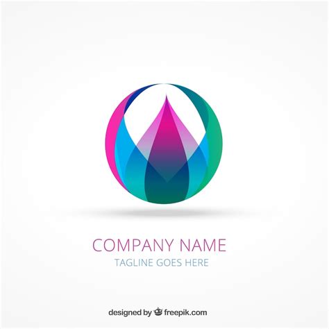 물방울 로고 색상 벡터 Freepik에서 무료 고품질 벡터를 다운로드하세요 Freepik