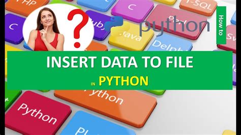 File Handling Inserting Data To File In Python Youtube