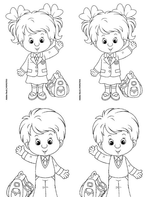 Coloring Babae At Lalaki Pdf