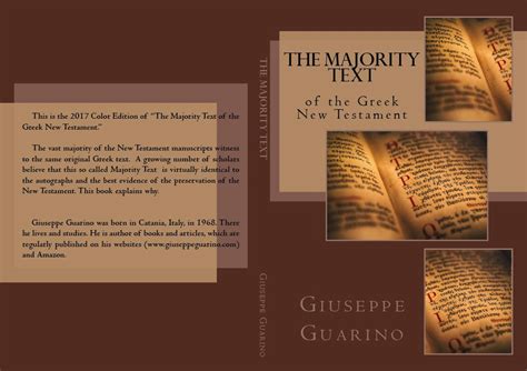The Majority Text Of The Greek New Testament