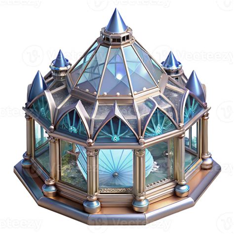Beautiful Contemporary Crystal Palace Intricate Glass And Metal