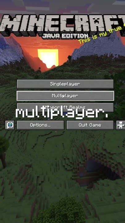 How To Join Minecraft Servers On Java Edition Shorts Youtube