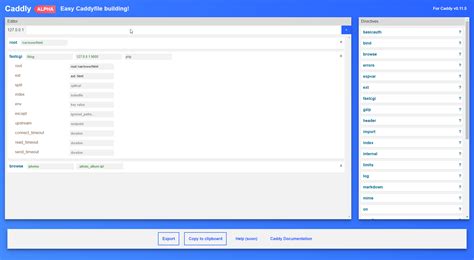 Github Roulzhqcaddly Easy Caddyfile Building