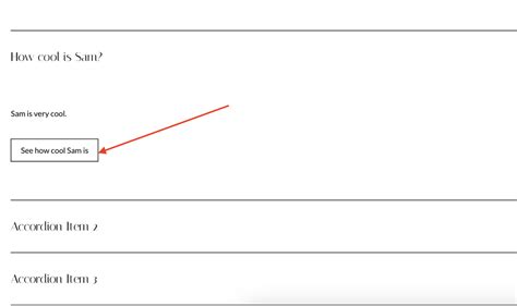 Add Buttons Inside Squarespace Accordion Block — By Crawford