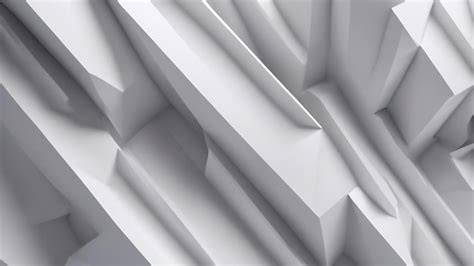 Premium Photo 3d Render Abstract Geometric Background White With Smooth Faces On Plane