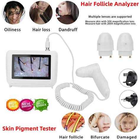 Skin Hair Follicles Scalp Detector Digital Analyzer Microscope