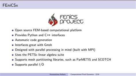 2219 konstantinos kellaris computational fluid dynamics with fenicsx