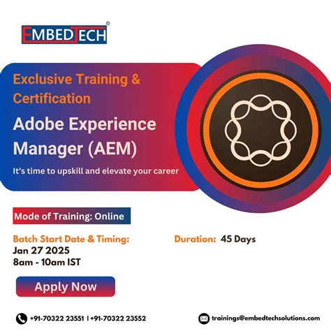 Adobe Experience Manager Aem Training And Certification Program At