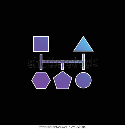 Blocks Scheme Five Geometric Basic Black Stock Vector Royalty Free