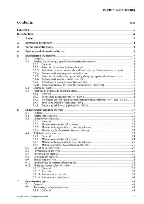 Iso Dts 37444 Electronic Fee Collection — Charging Performance Framework