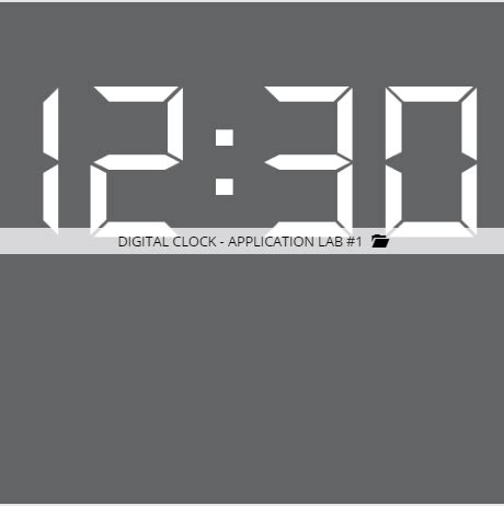 Digital Clock Application Lab 1 National Instruments