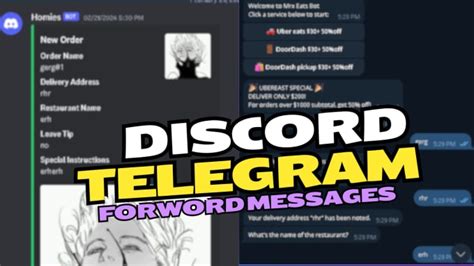 Develop A Bot To Forward Messages Between Discord And Telegram By Emma
