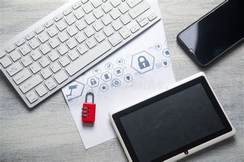 Concept Of Internet Security Network Technology Data Security Stock Image Image Of