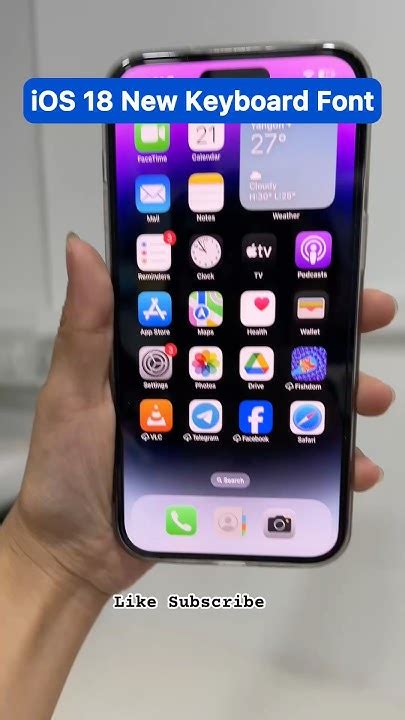 Ios 18 New Keyboard Font Iphone Ios18 Iphonetips Shortsfeed Youtube