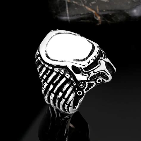 Punk Predator Elder Stainless Steel Ring Gthic