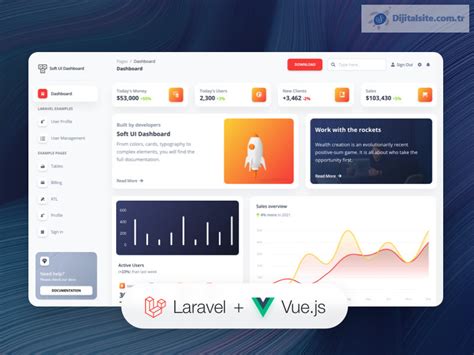 Vue Soft UI Dashboard Laravel