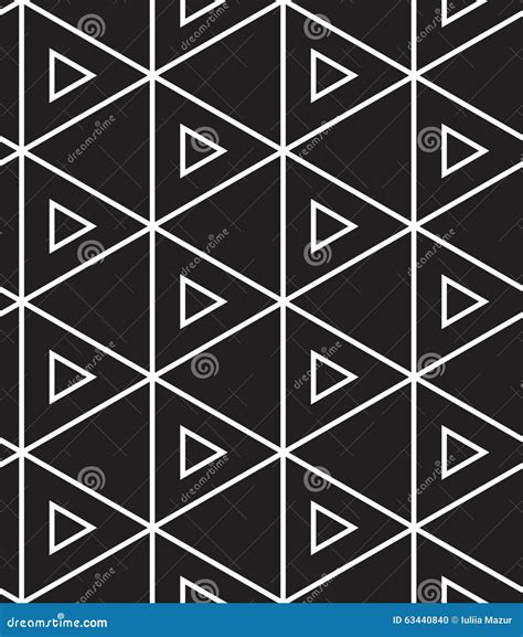 Vector Seamless Pattern Modern Linear Geometric Texture Stock Vector Illustration Of Decor