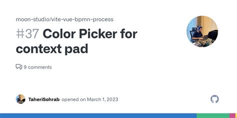 Color Picker For Context Pad Issue Moon Studio Vite Vue Bpmn Process Github