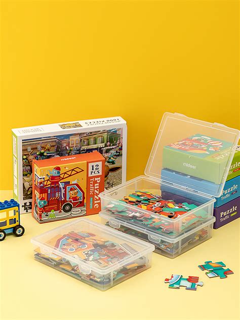 Transparante A4 Opbergdoos Plastic Bureau Organizer