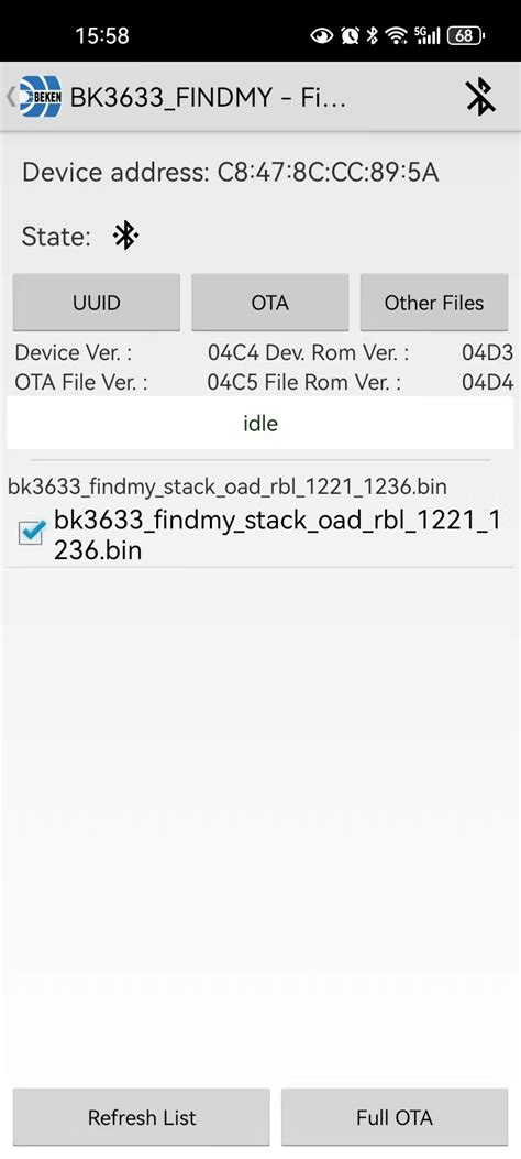 Ota — Beken Armino Findmy Development Framework Documentation