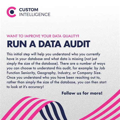 Dataaudit Dataquality Datamanagement Businessintelligence Analytics… Custom Intelligence