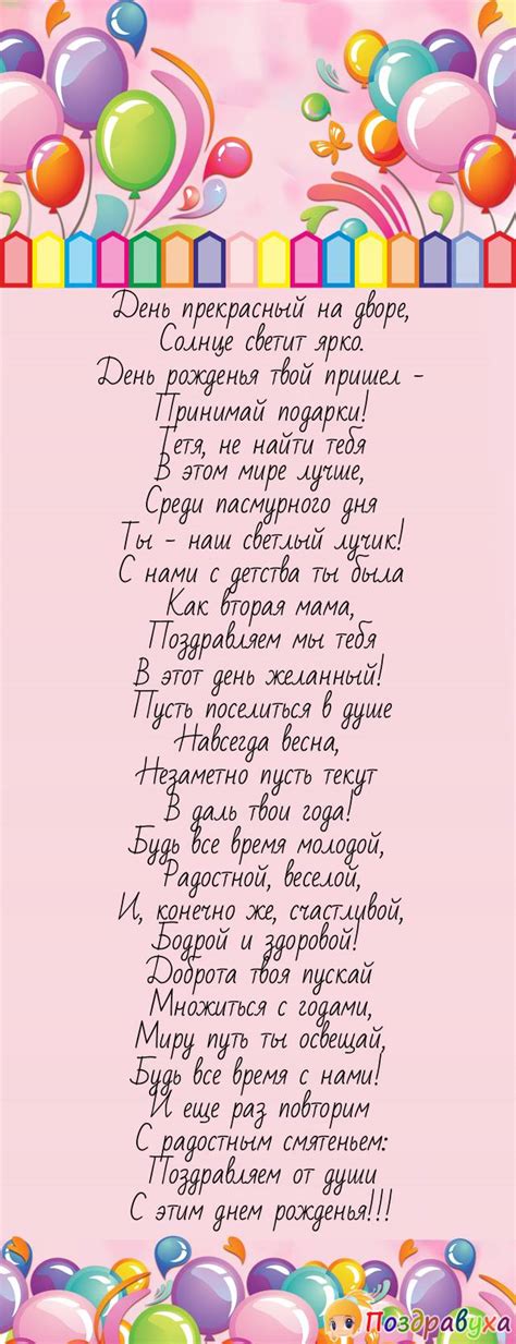 Открытки с днем рождения тёте