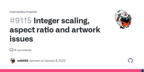 Integer Scaling Aspect Ratio And Artwork Issues · Issue 9115