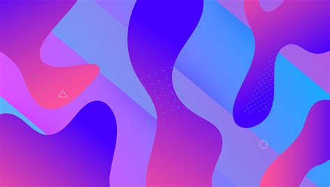 기하학적 커버 컬러 랜딩 페이지 밝은 페이지 플랫 추상 포스터 수평 매거진 파란색 플라스틱 전단지 현대적인 모양 네온 모양