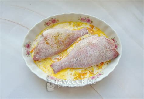 Морской окунь в сливках в духовке — рецепт с фото пошагово