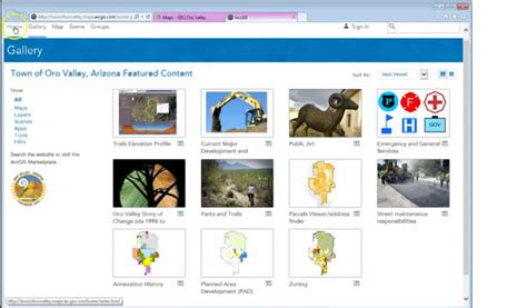 oro valley interactive gis maps tutorial town of oro valley free