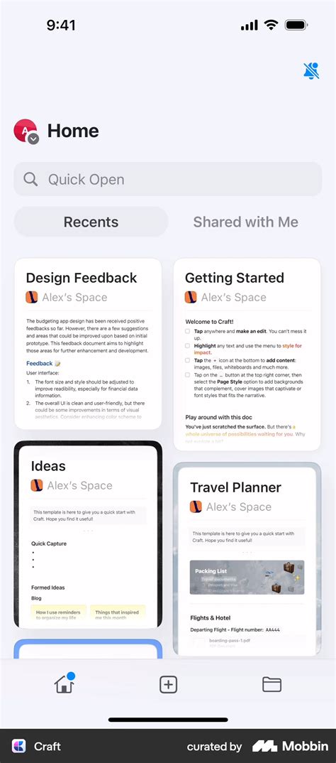 explore the best mobile app designs on mobbin