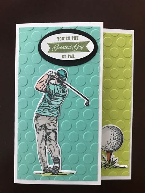 Mens Golf Birthday Card By Helen Werntz Golf Birthday Cards For Men