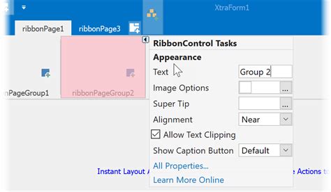 Ribbon WinForms Controls DevExpress Documentation