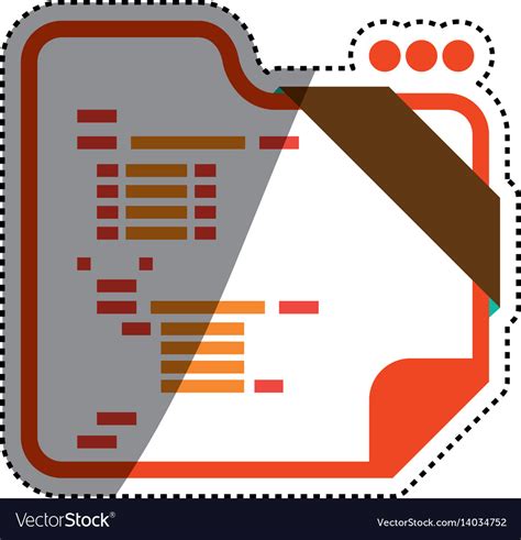 html programming code royalty free vector image