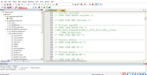 基于hal库的stm32中定时器的使用 定时器中断每隔一秒进行led灯的闪烁以及定时器生成pwm定时器中断led间隔1秒闪烁keil Csdn博客