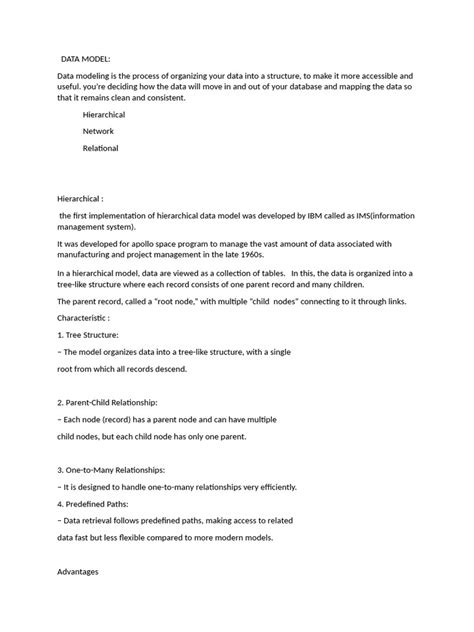 data model pdf relational model relational database