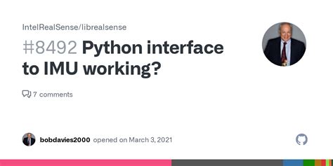 Python Interface To IMU Working Issue IntelRealSense Librealsense GitHub