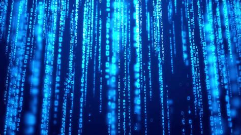 Premium Stock Video Abstract Glowing Coding And Digital Data Background Internet Technology