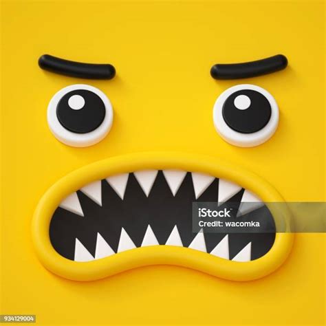 3d 렌더링 추상 감정적인 얼굴 아이콘 화가 문자가 미친 그림 귀여운 만화 몬스터 이모티콘 이모티콘 장난감 이모티콘에 대한 스톡 사진 및 기타 이미지 Istock