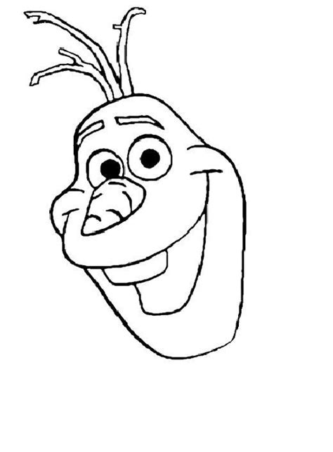 Olaf Coloring Pages Frozen Birthday