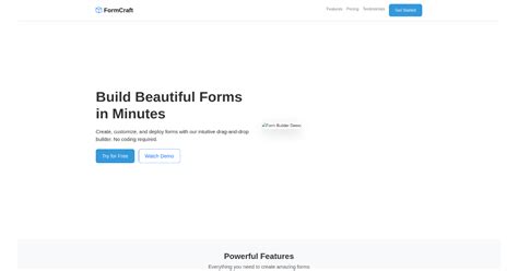 Dynamic Form Builder Free Html Bootstrap Component