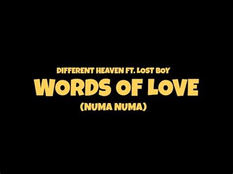 Different Heaven & Lost Boy - Words Of Love (Numa Numa) - YouTube