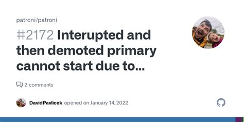 interupted and then demoted primary cannot start due to requested wal