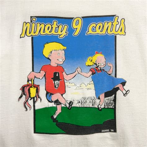 90s Ninety 9 Cents Band Tshirt 90年代 ハードコア パンクバンドtシャツ Oneita 1996